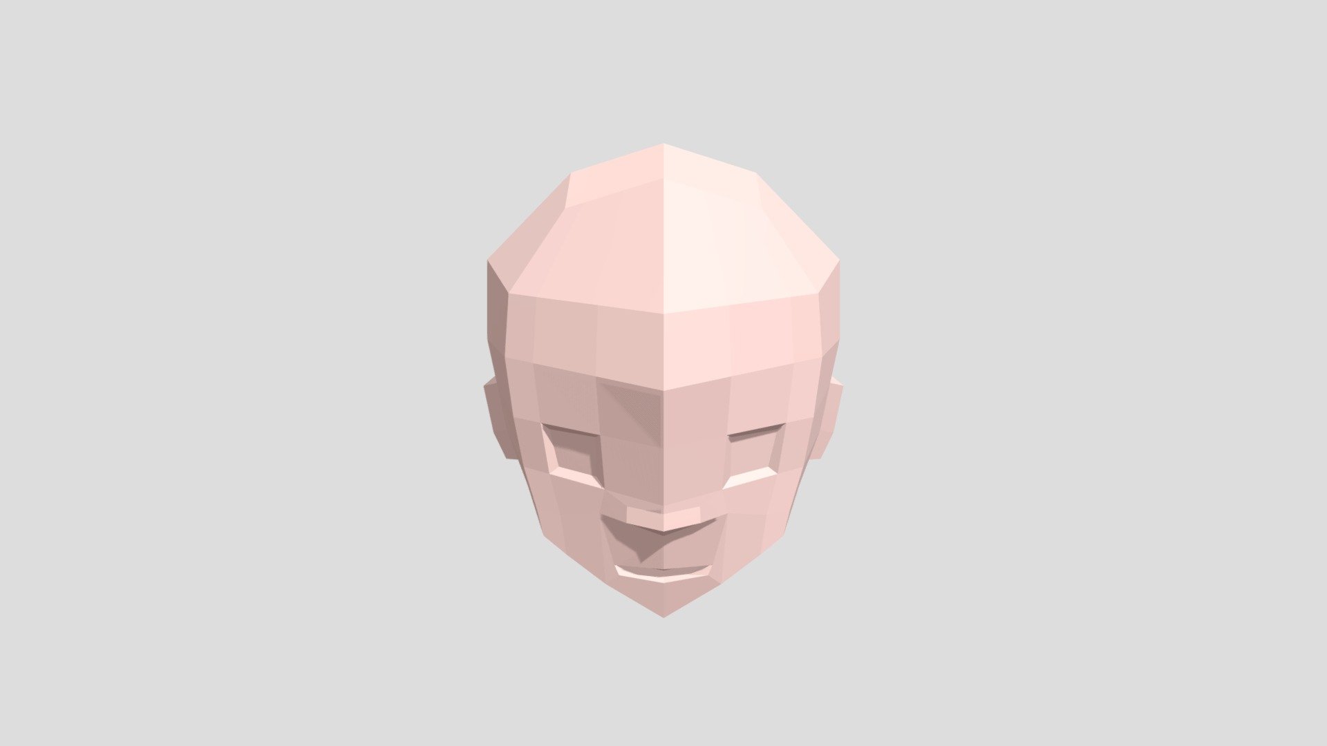 Low Poly Face Base Comrade Ready - Download Free 3D model by ...