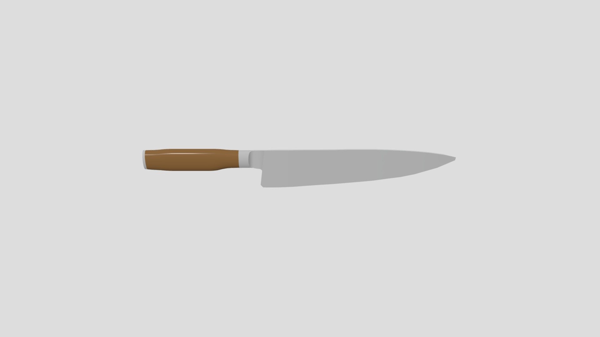 Kitchen Knife - Download Free 3D model by ferdiechen [9f2b616] - Sketchfab
