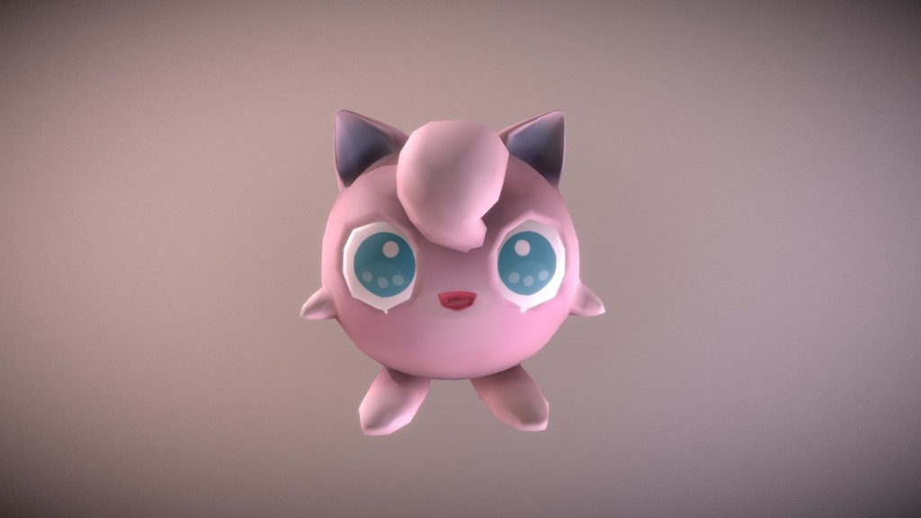 Jigglypuff LO-Poly - 3D model by Puku [9f2e08f] - Sketchfab