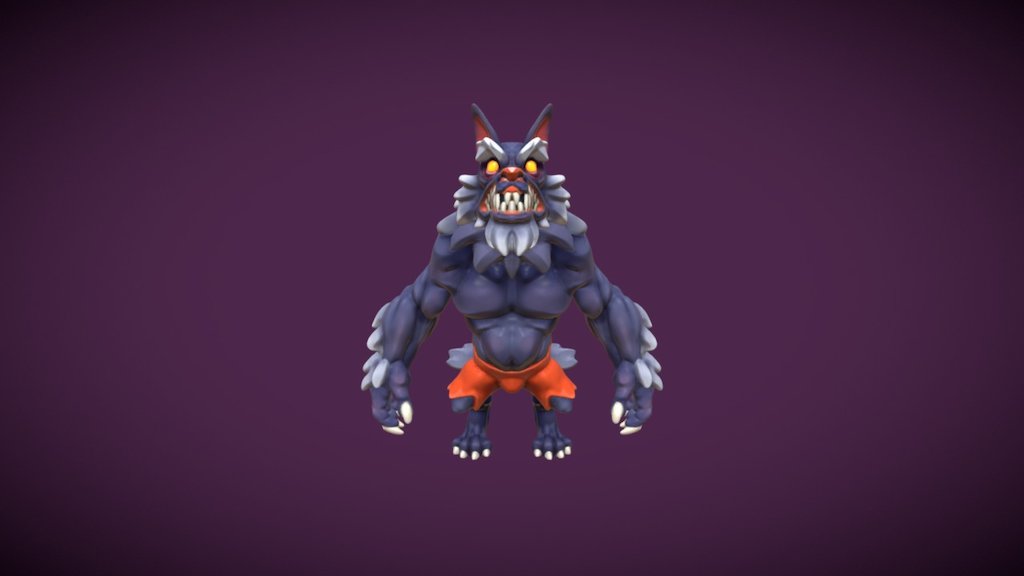 Wolf Man - 3D model by laser-shark [9f2fd3f] - Sketchfab