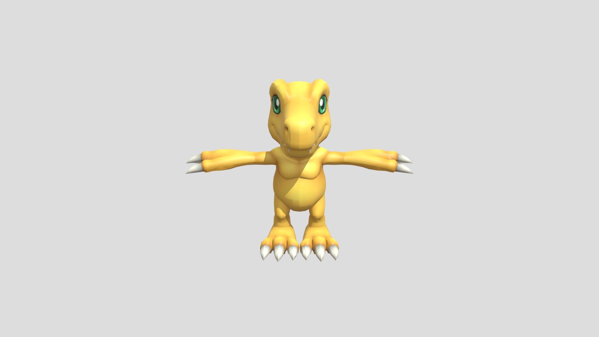 Digimon Links Agumon - Download Free 3D model by JackTheOhio ...