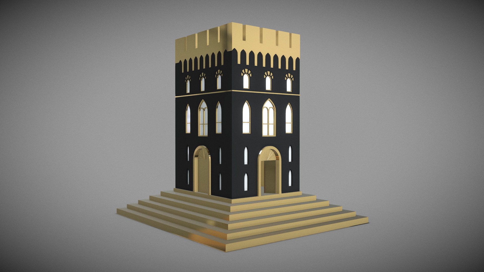 Architectural design of Moroccan heritage - Download Free 3D model by medbunz [9f3177e] - Sketchfab