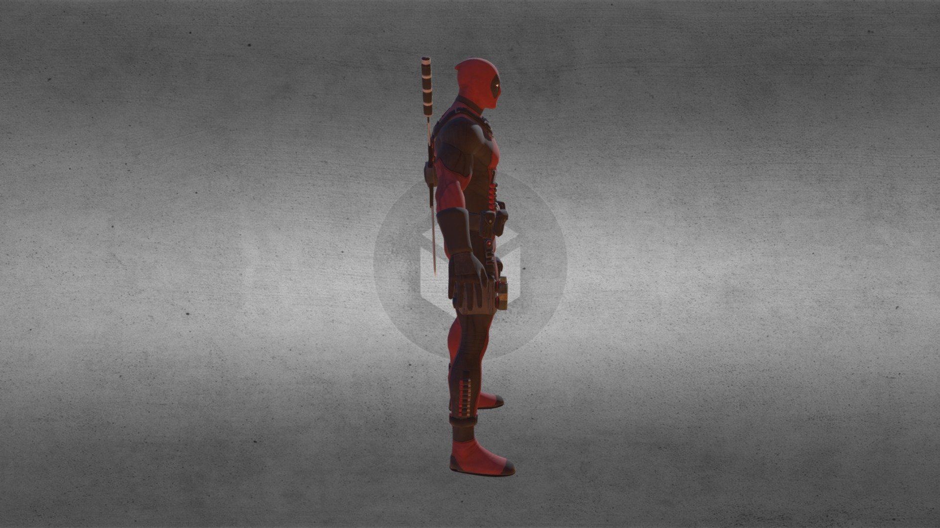 Marvel character - Deadpool - Download Free 3D model by all3dfree ...