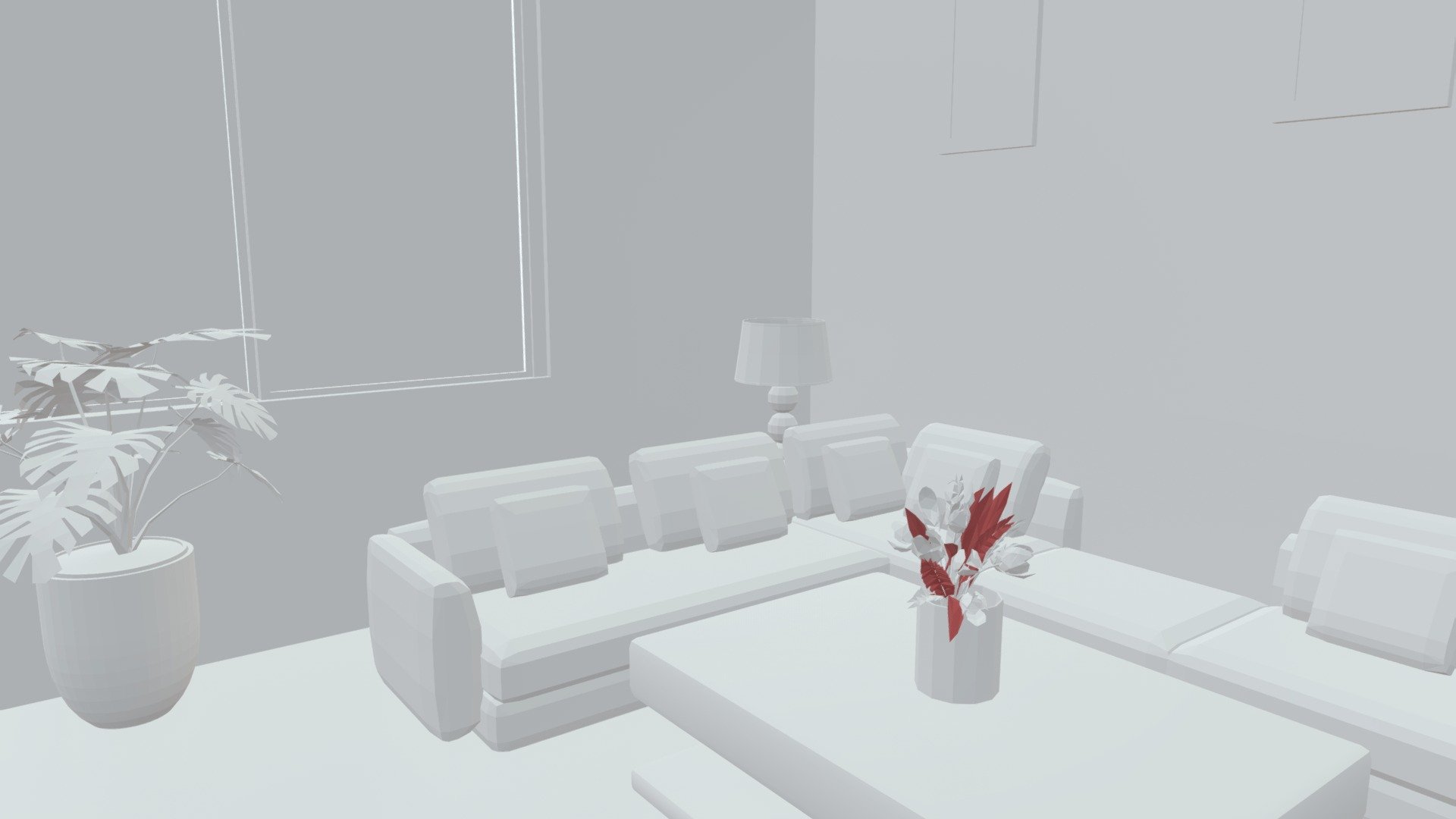 bedroom model - 3D model by zoi234naushahi [9f32d21] - Sketchfab