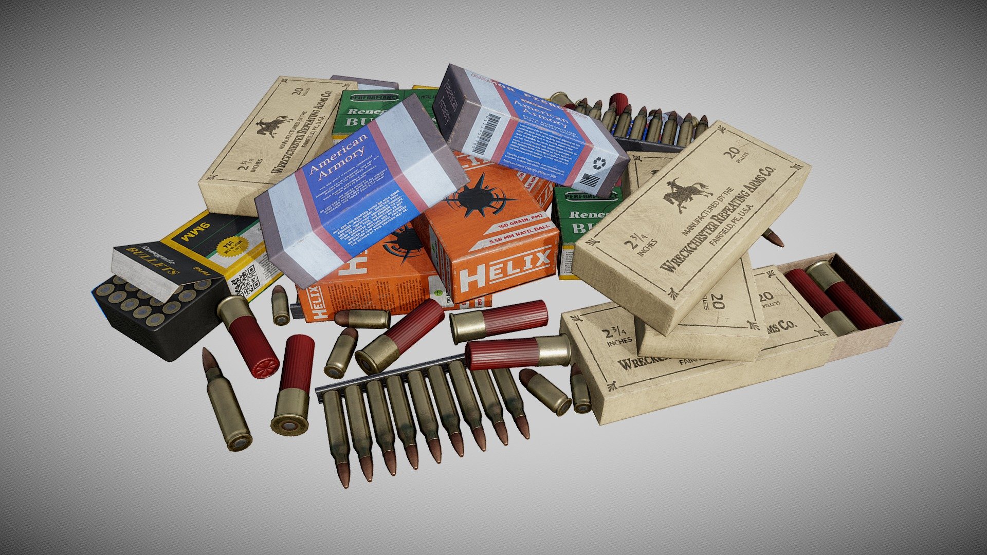 L4D2 Ammo - 3D model by Yogensia [9f340a6] - Sketchfab