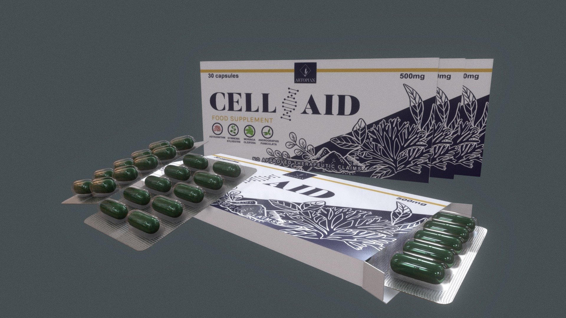 CELL AID CAPSULE - Presentation Mode - Download Free 3D model by Vaerch ...