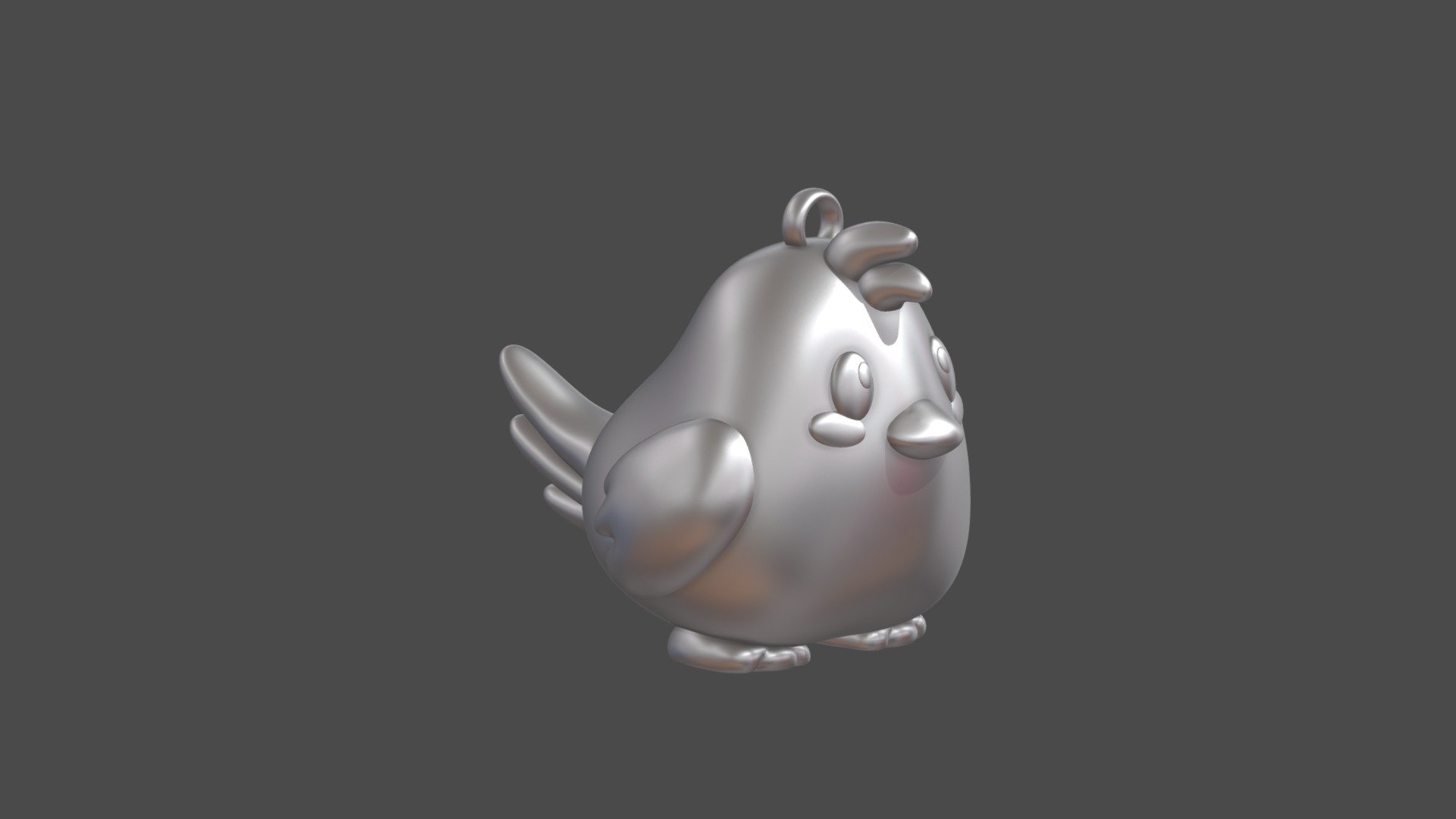 Cute Chicken Keychain 3D Printable - Buy Royalty Free 3D model by ...