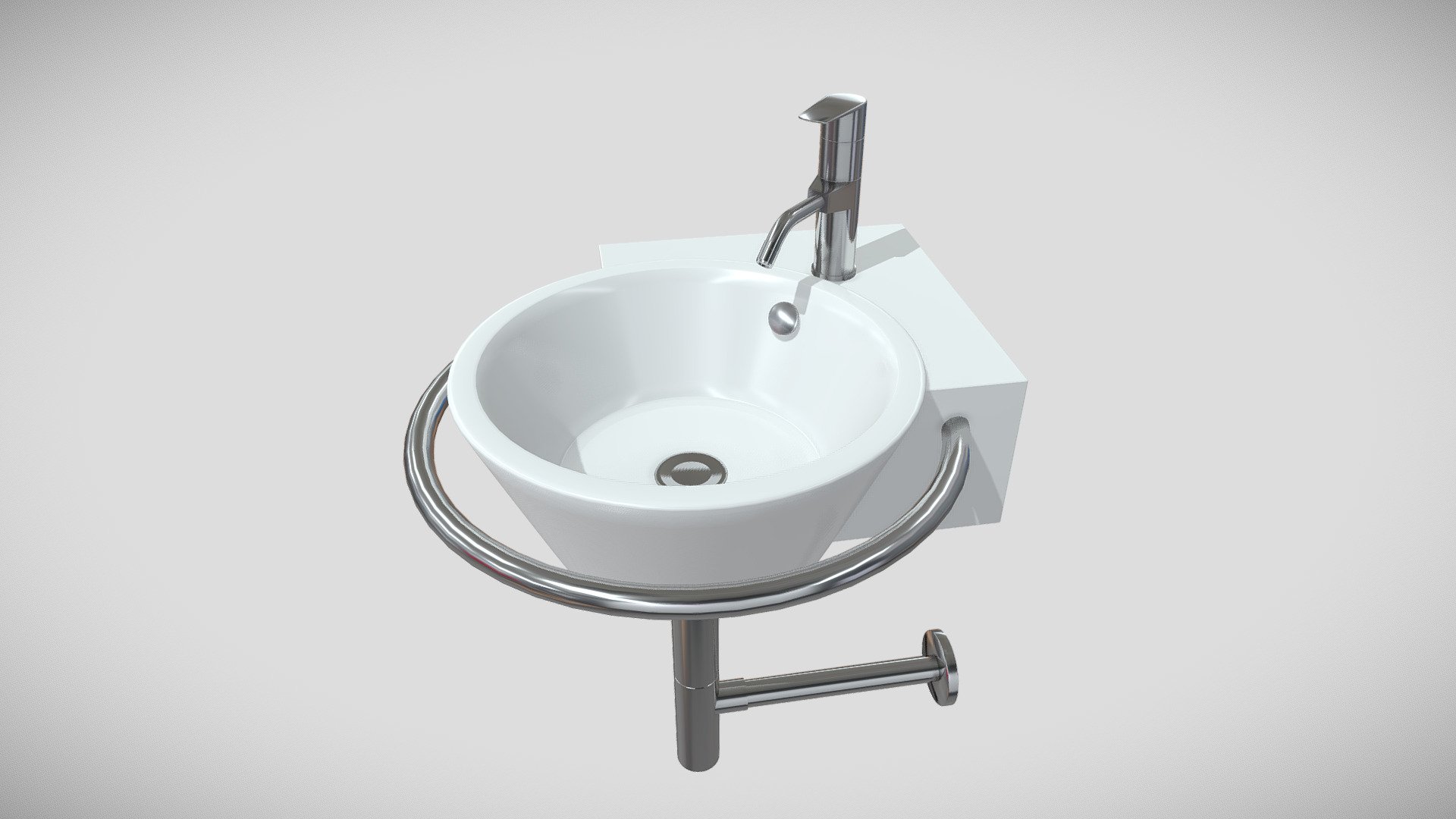 Althea Hera Corner wash-basin - Buy Royalty Free 3D model by trimitek ...