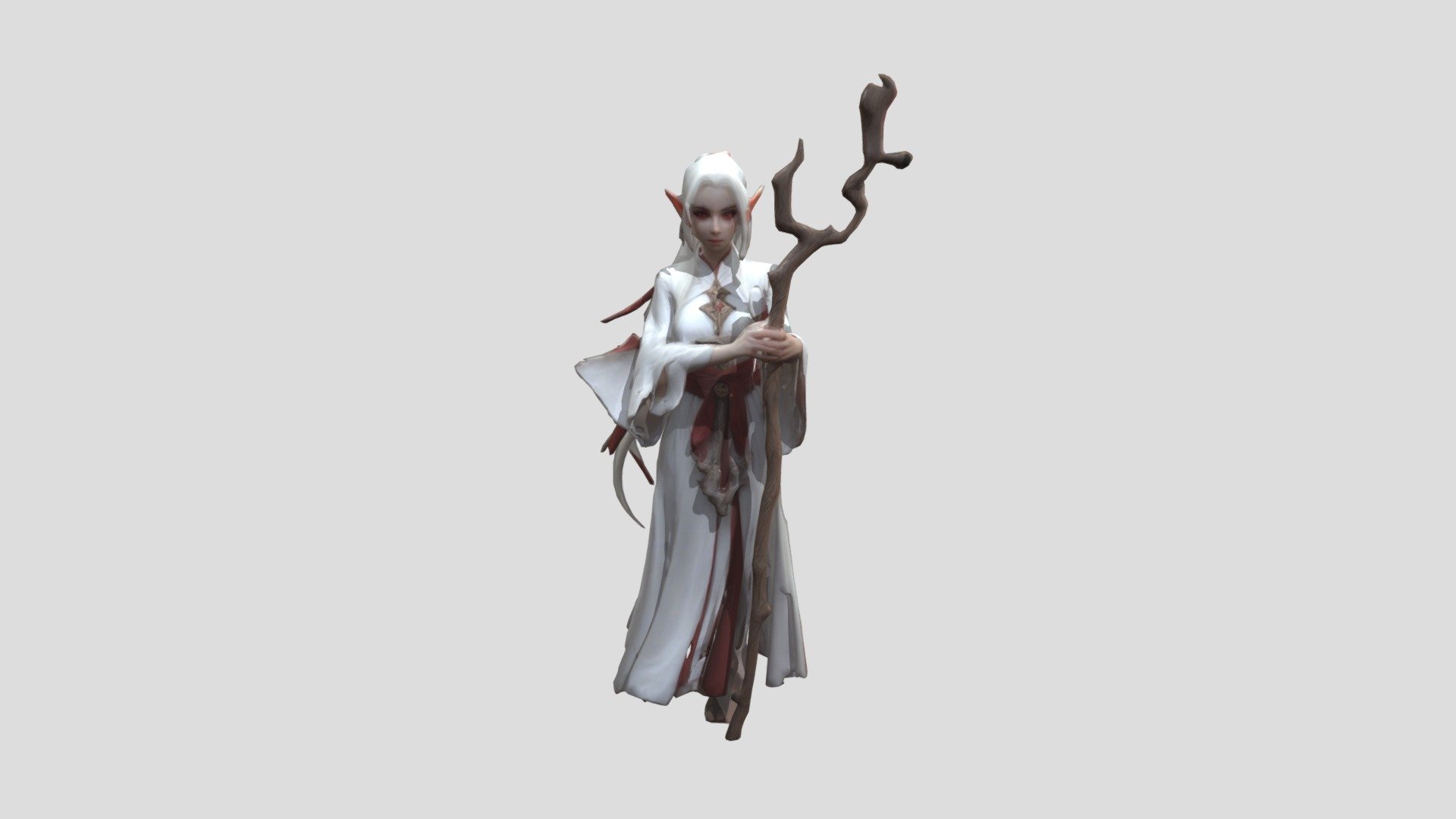 Blood Elf mage - 3D model by OkamiHut [9f3924c] - Sketchfab