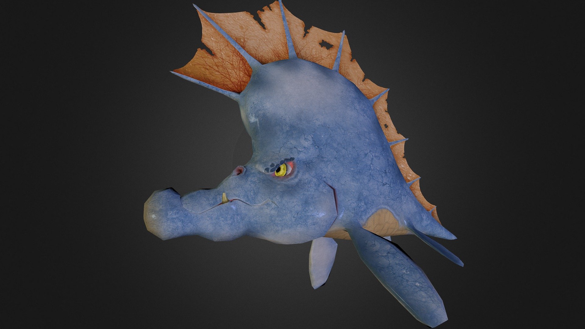Monsterfish - 3D model by MarshallArts [9f39ddd] - Sketchfab