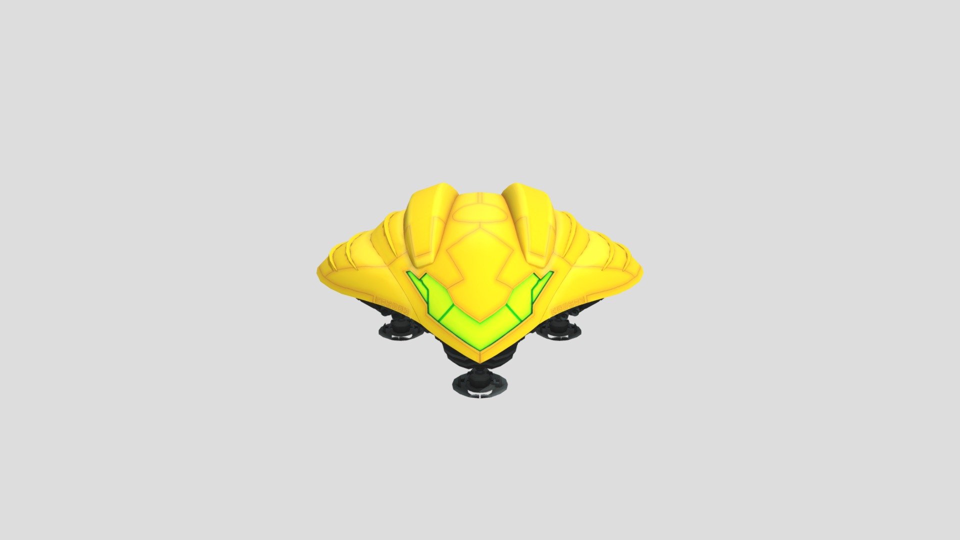 Wii - Metroid Other M - Samus Ship - Download Free 3D model by spencer ...