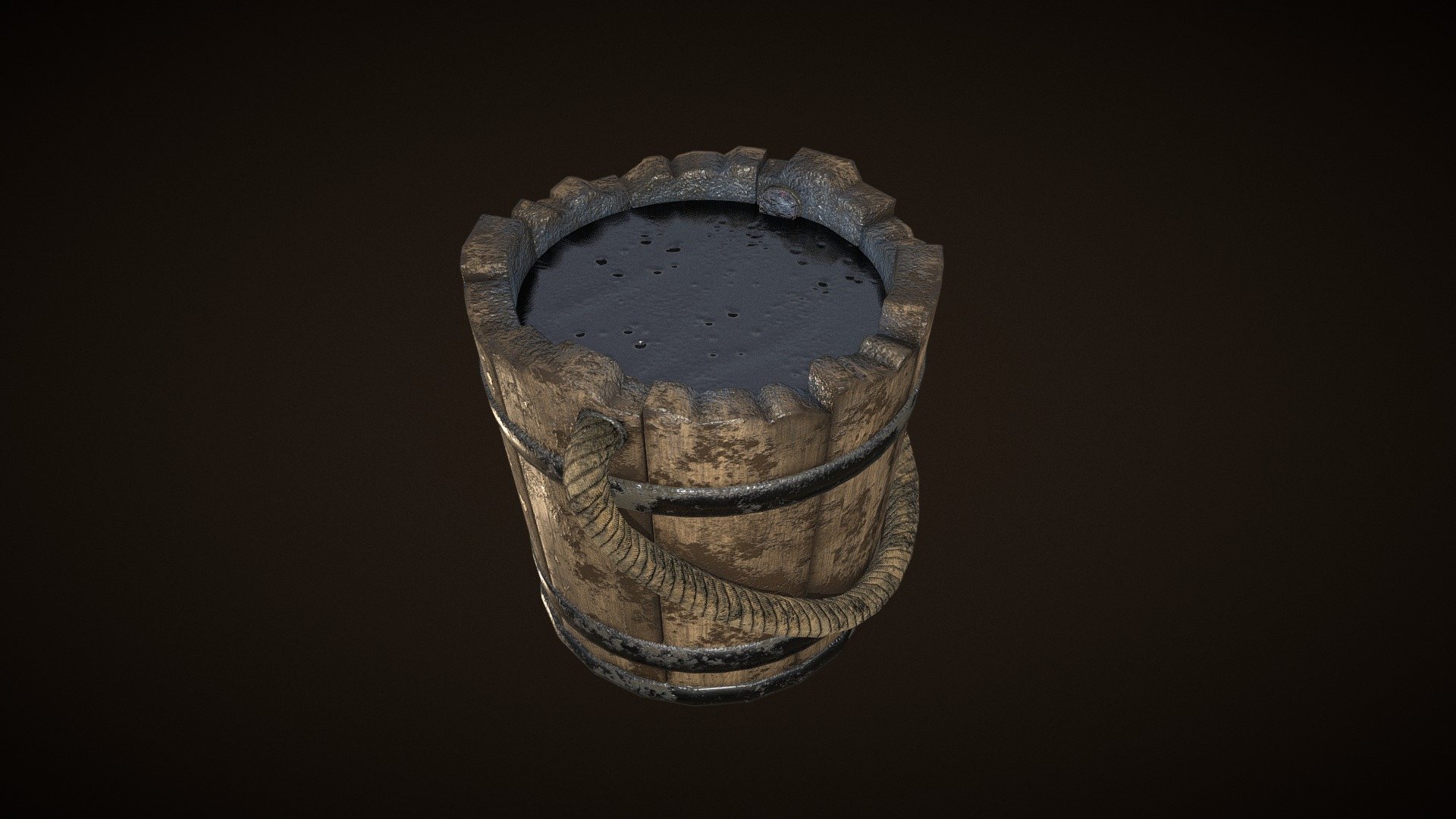 Fresh Cement Bucket - 3D model by Arun Jose Chellan (@arunjose ...
