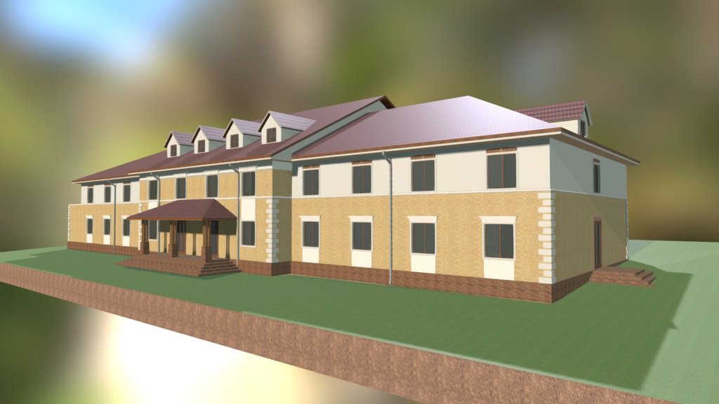 Centru Batrani - 3D model by AsimptoticR [9f3d11e] - Sketchfab