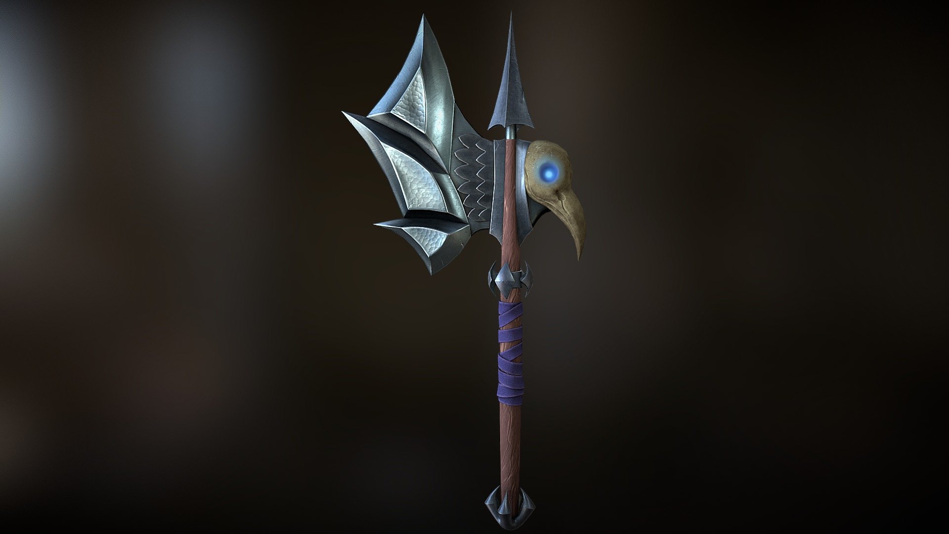 Axe Raven - 3D model by Dmitriy Azarenok (@Dmitriy_Azarenok) [9f3e87a ...