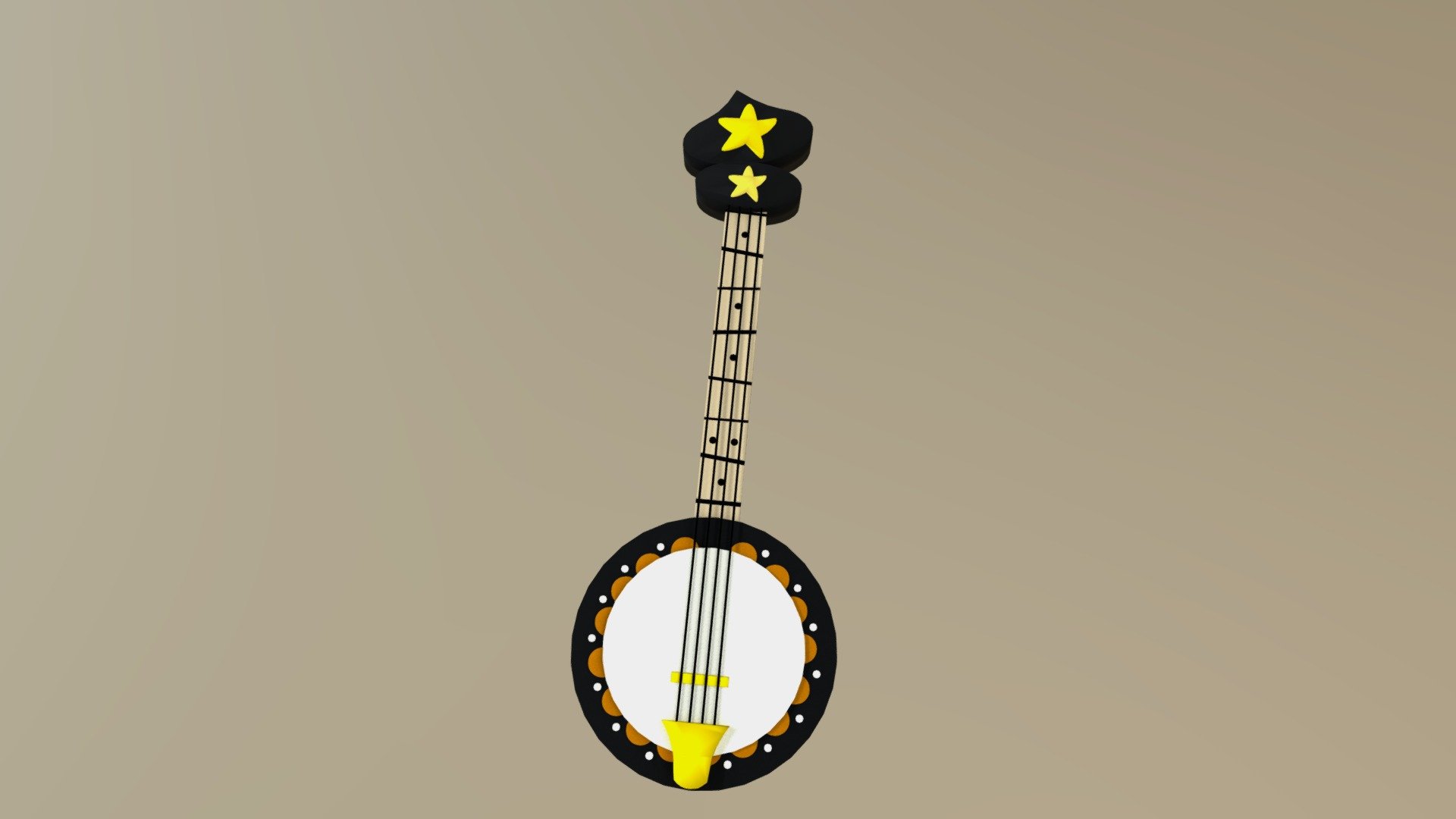 Wander's Banjo - 3D model by LaughingBear [9f3eed0] - Sketchfab