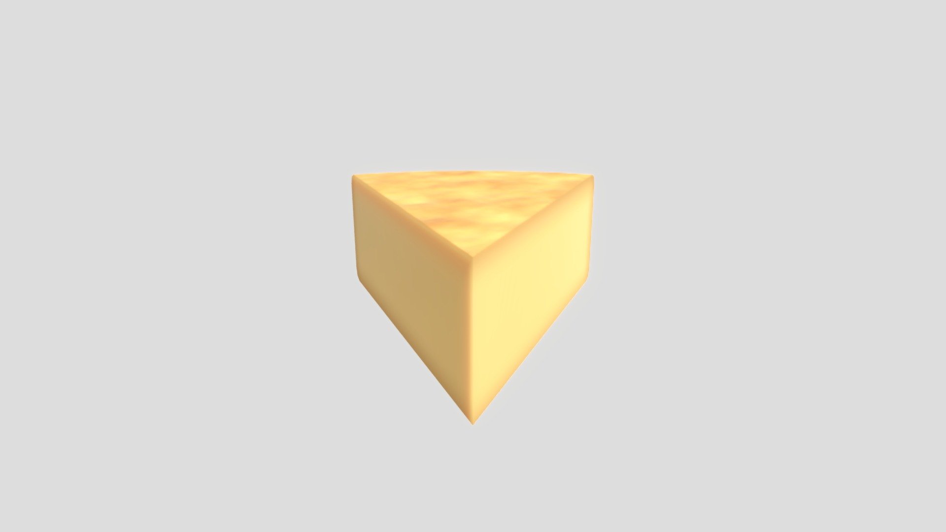 Cheese Wedge - 3D model by Evan (@realantisocialowl) [9f40a4a] - Sketchfab