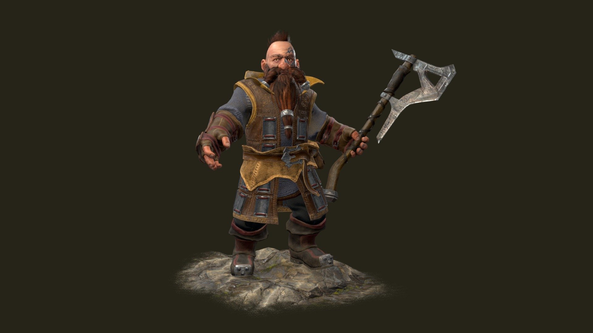 Durin "The deathless " - 3D model by ramazbass [9f42dd1] - Sketchfab