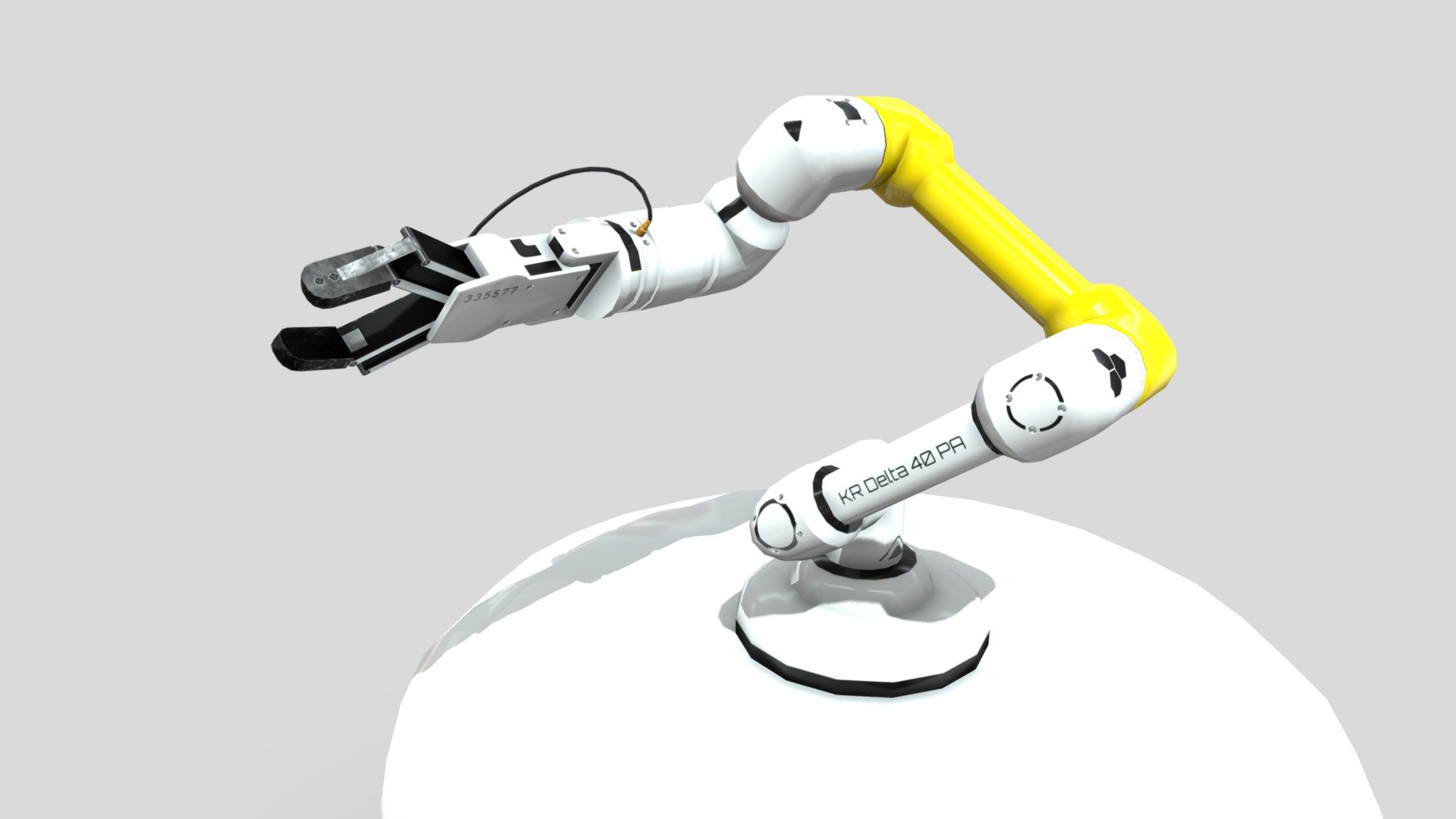 Robotic Manipulator (low poly) - Download Free 3D model by Andrey 3D ...