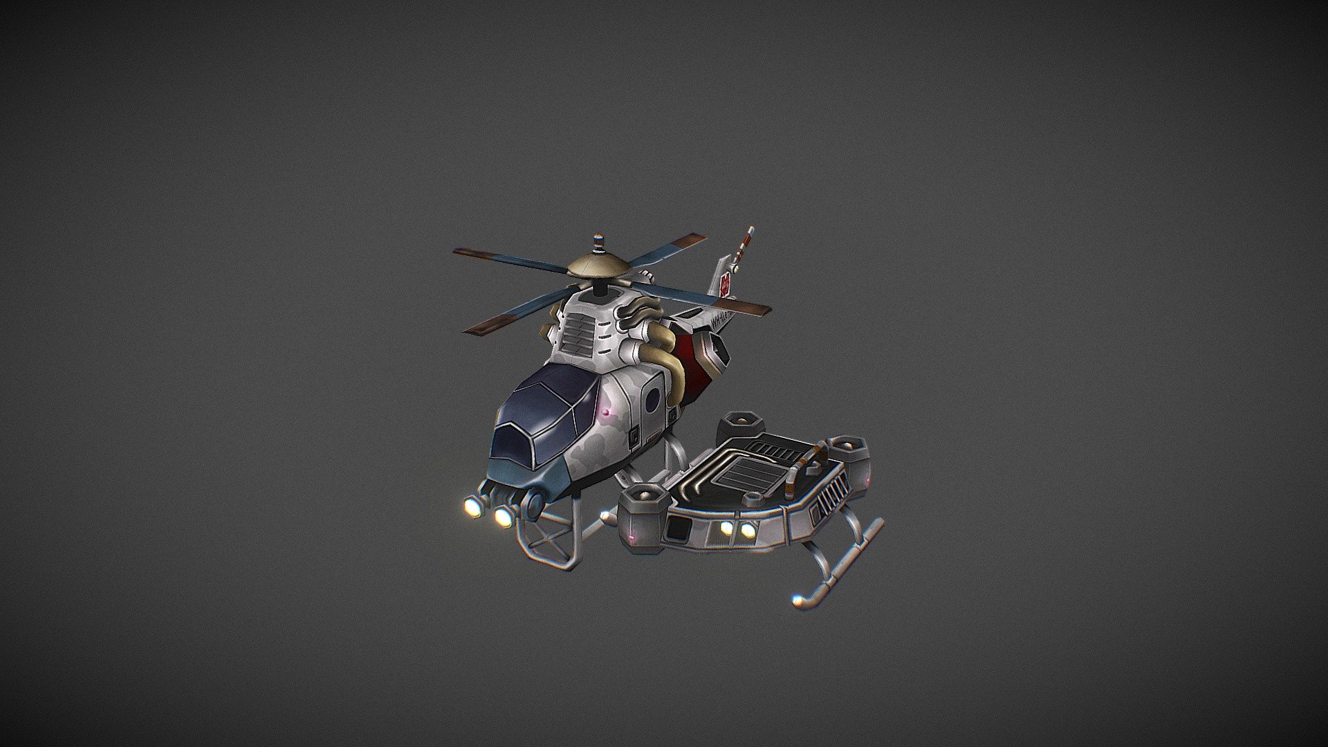 ShinRa helicopter - Download Free 3D model by NiNoStyle [9f44038 ...