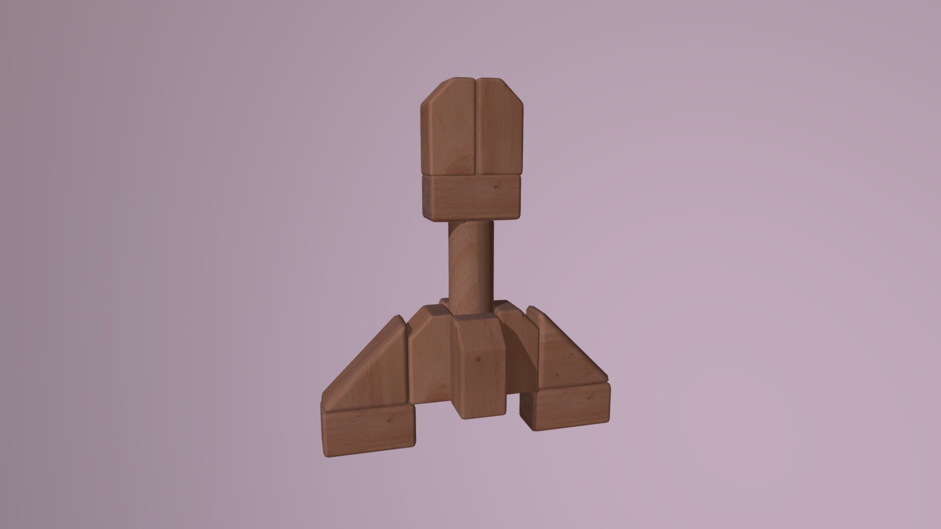 Blocky Rocket - Download Free 3D model by kylegraham [9f440d7] - Sketchfab