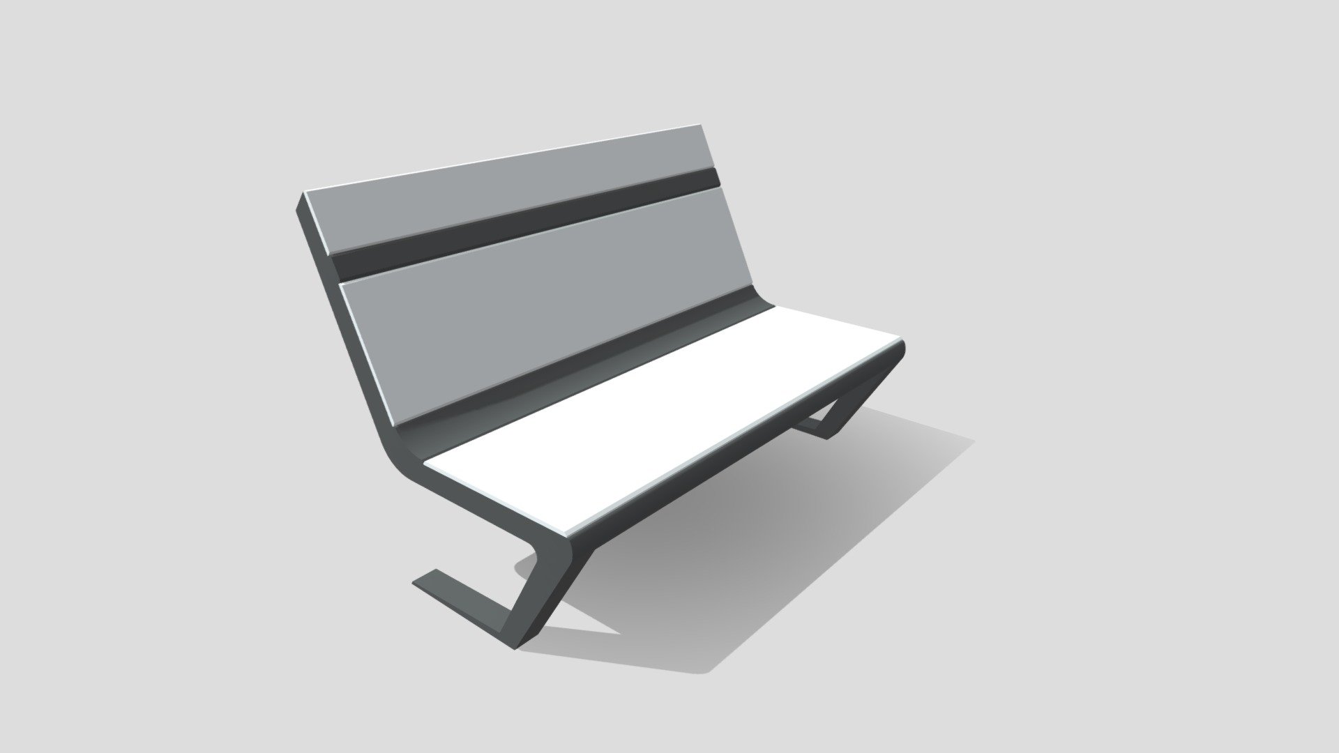 Sci-fi futuristic bench. Model 1 - Buy Royalty Free 3D model by Maksim ...