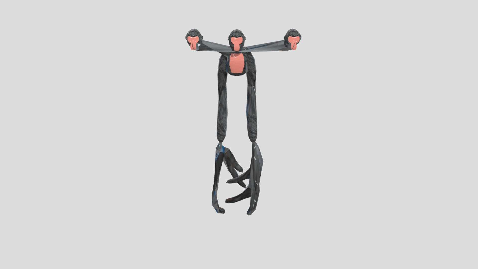 Clouds gorilla horror TEARLINER (Fanmade) - Download Free 3D model by ...