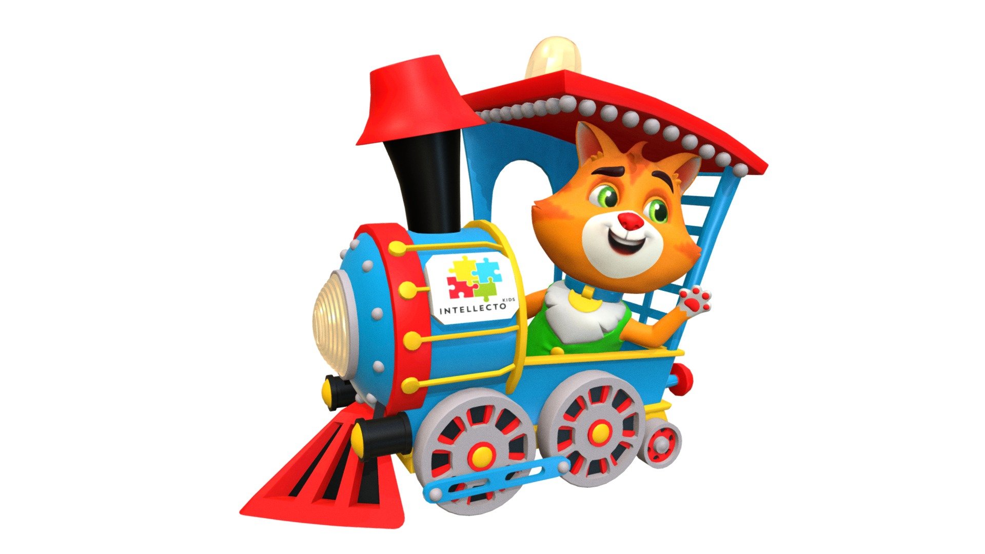 IntellectoKids Cat - 3D model by intellectokids [9f45e36] - Sketchfab