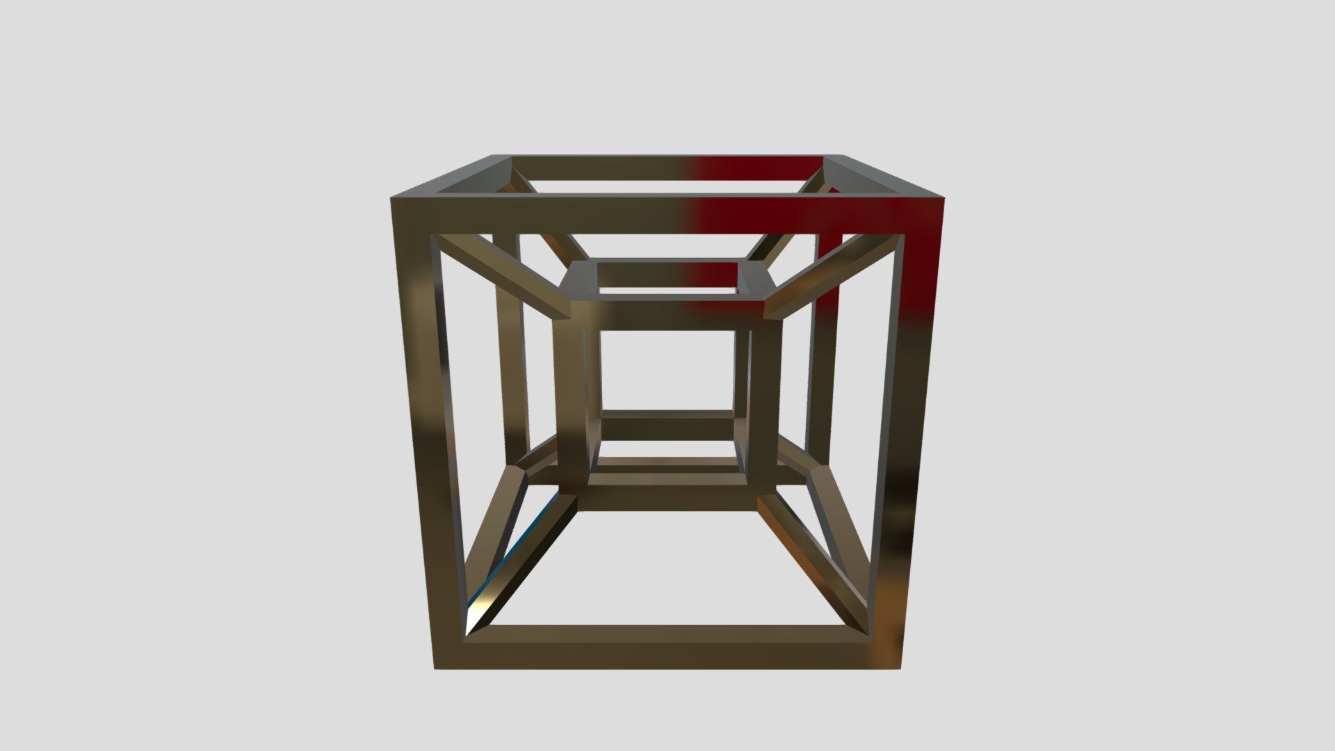 Hypercube Bronze - 3D model by 17seventeen [9f45ea4] - Sketchfab