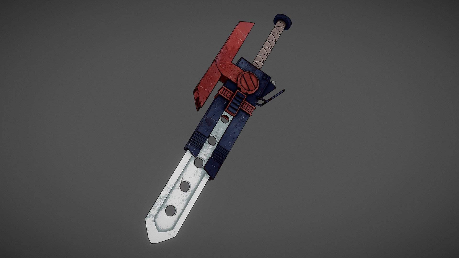 Gas powered sword - 3D model by LoneStrider96 [9f467eb] - Sketchfab