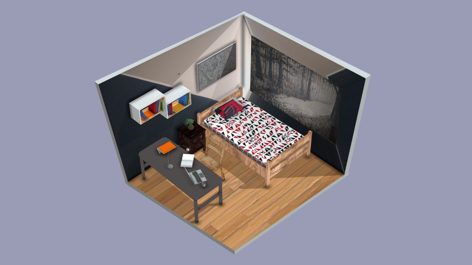 Cuarto Isométrico - 3D model by Black_Storm-x23 [9f47a64] - Sketchfab