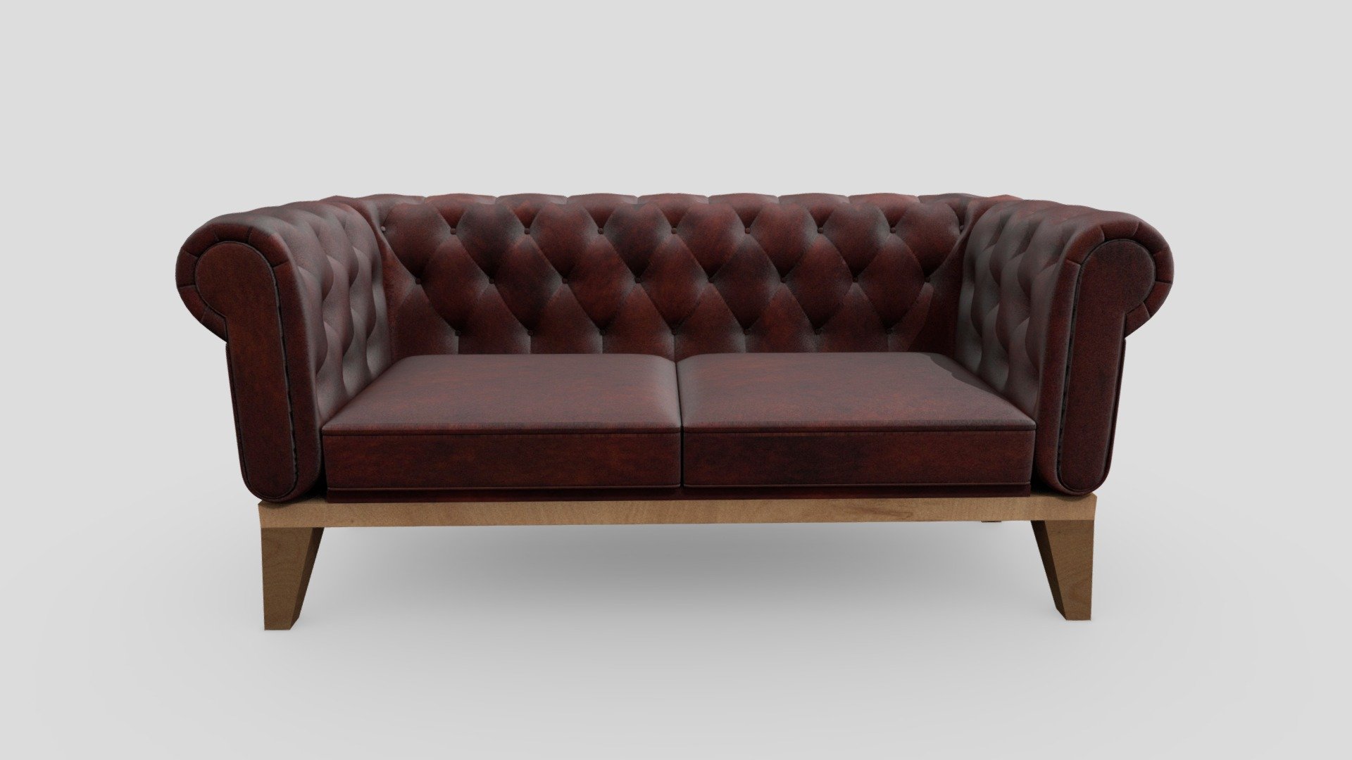 CHESTERFIELD M2 2 seat - 3D model by Actsugi [9f483a5] - Sketchfab