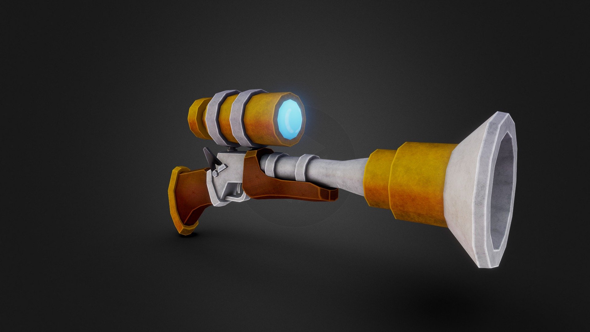 Low Poly Rifle - 3D model by qnomon [9f486dc] - Sketchfab