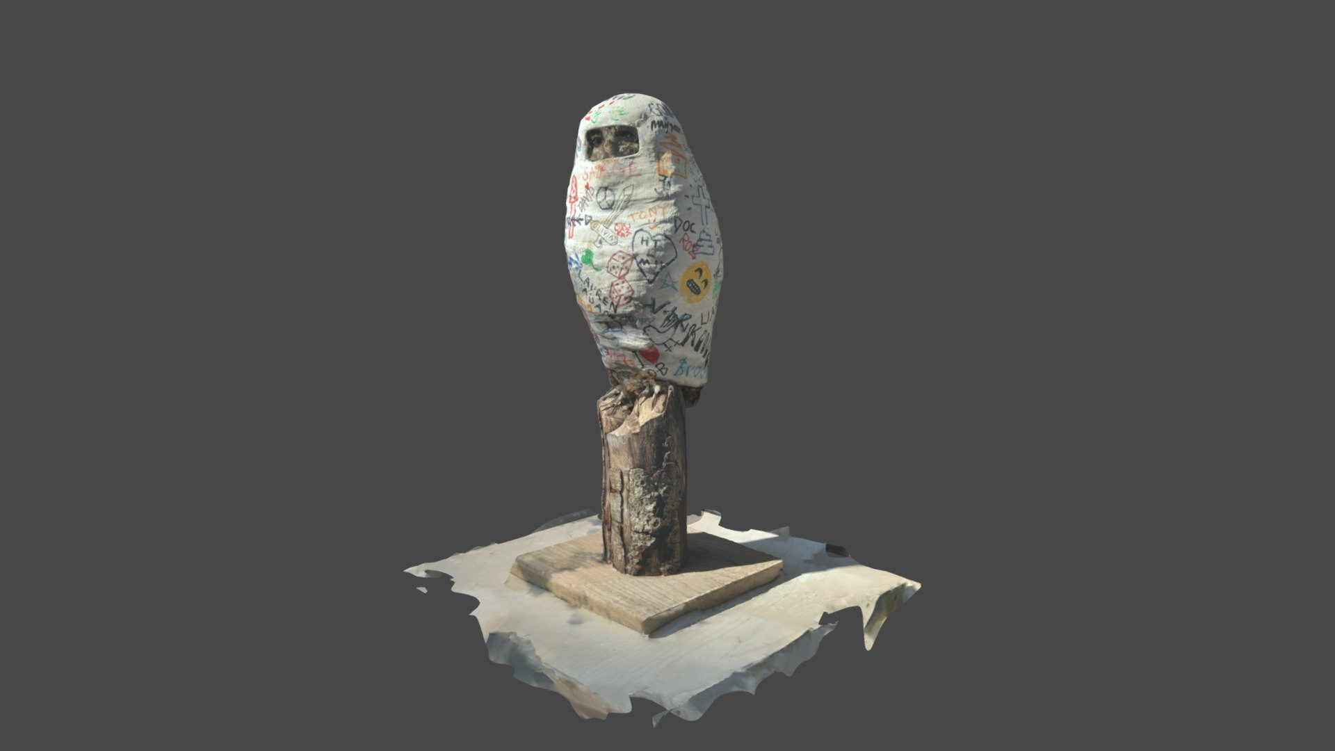 Broken Owl by Edward Summerton - 3D model by Adam Lockhart (@adlock ...