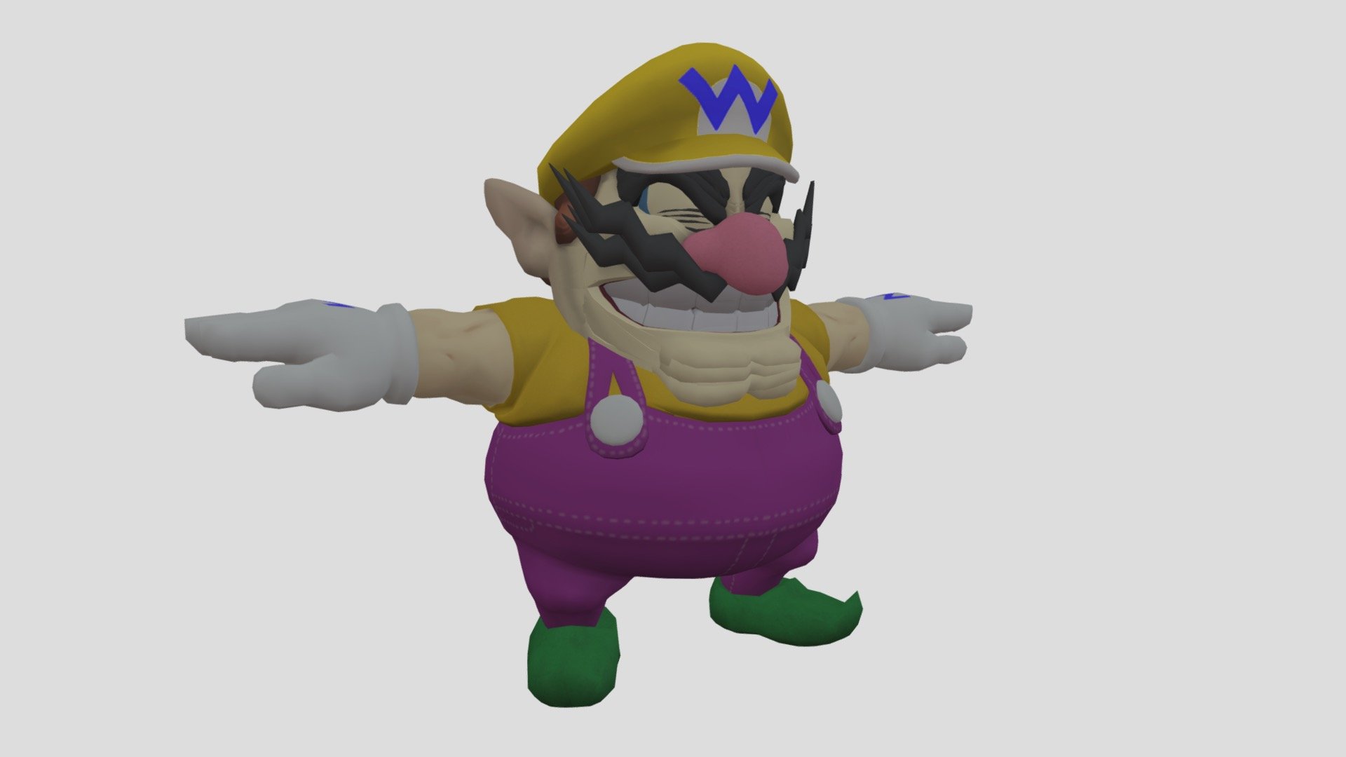 Super Smash Bros Ultimate - Wario - Download Free 3D model by SMF ...