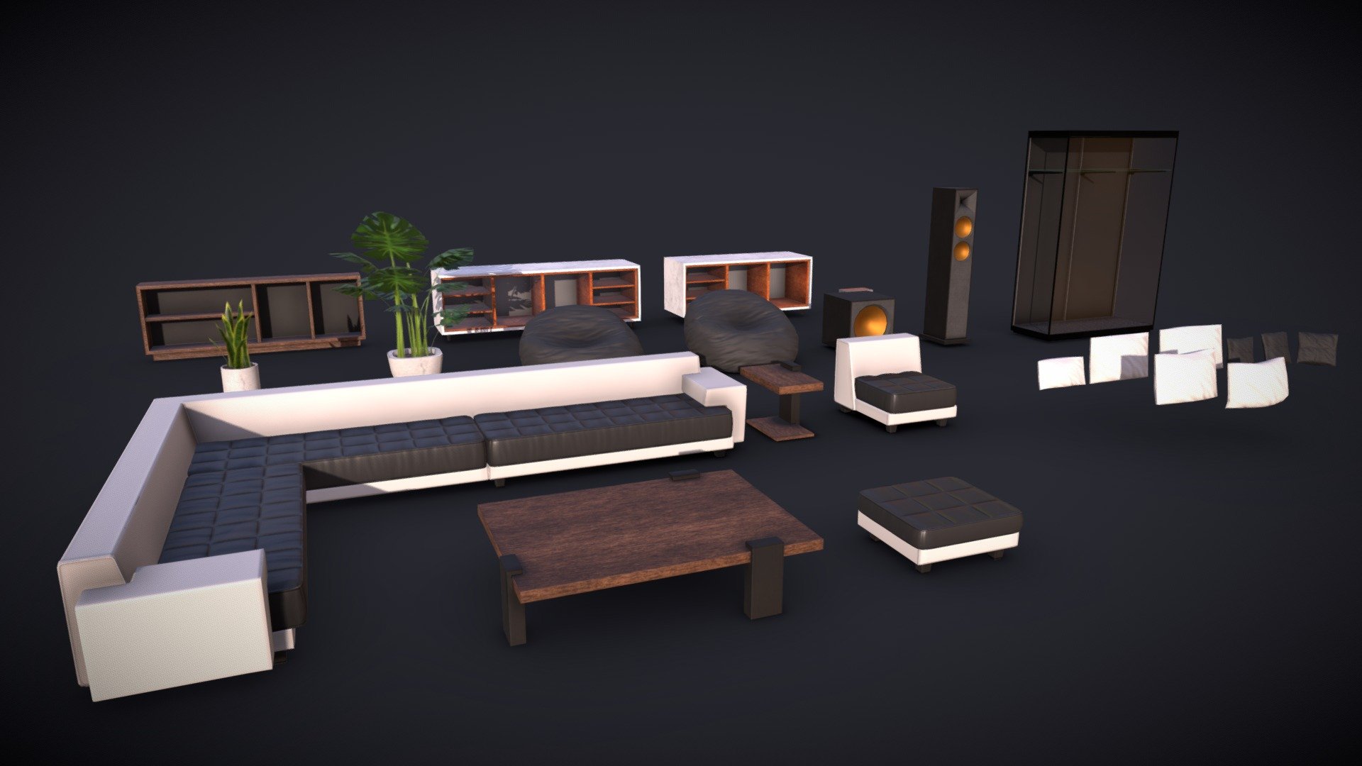 Apartment Asset Pack - 3D model by Daniel Cardona (@DanielCardonaArt ...