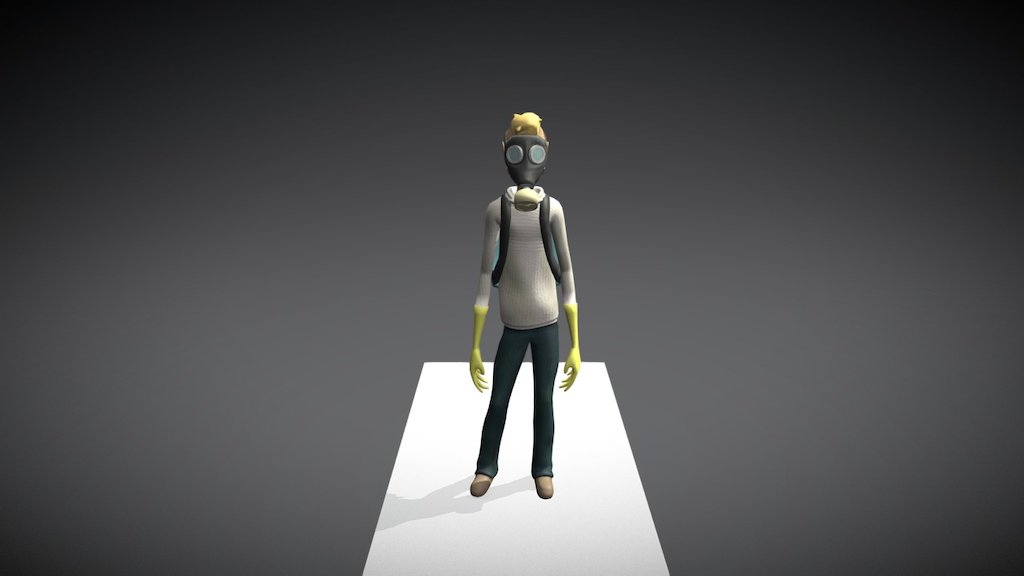 Jake is running for his life! - 3D model by MadManMatti [9f4b855 ...
