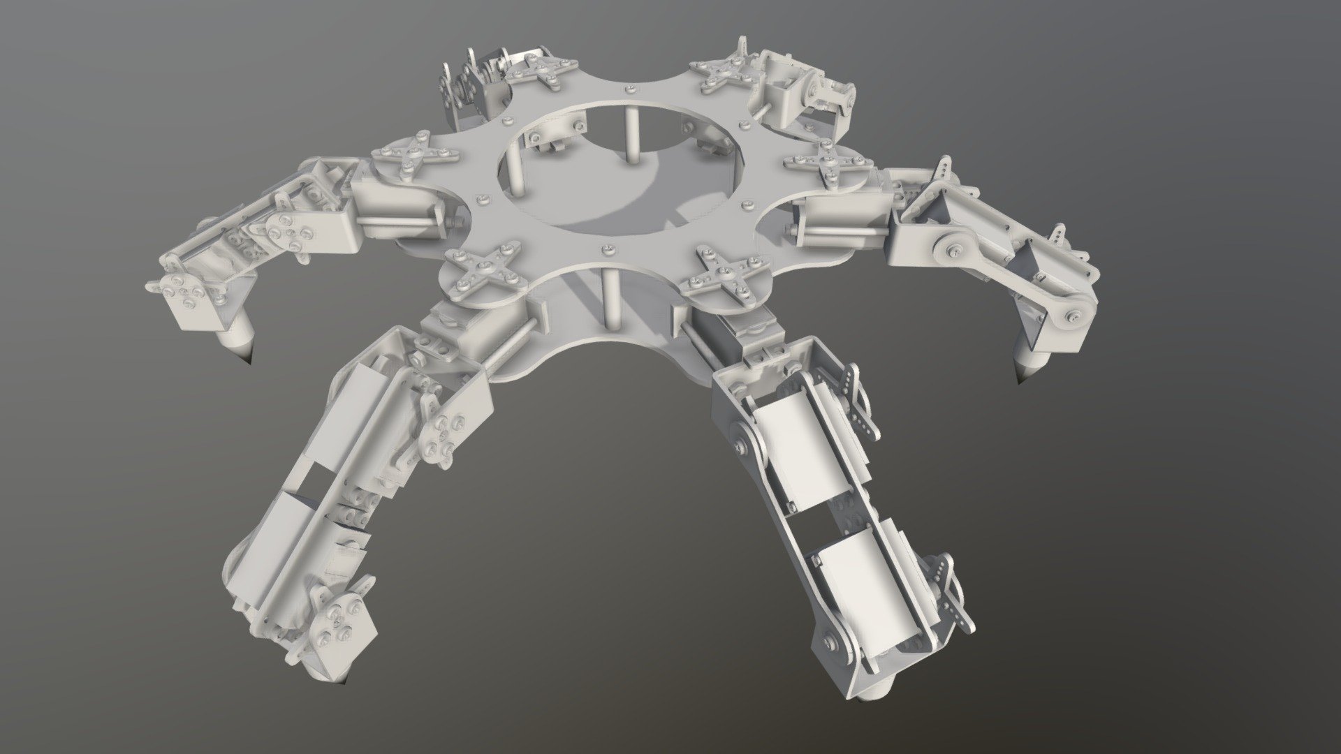 Hexapod Prototipe | ICX-1 - 3D model by Monorlando ...