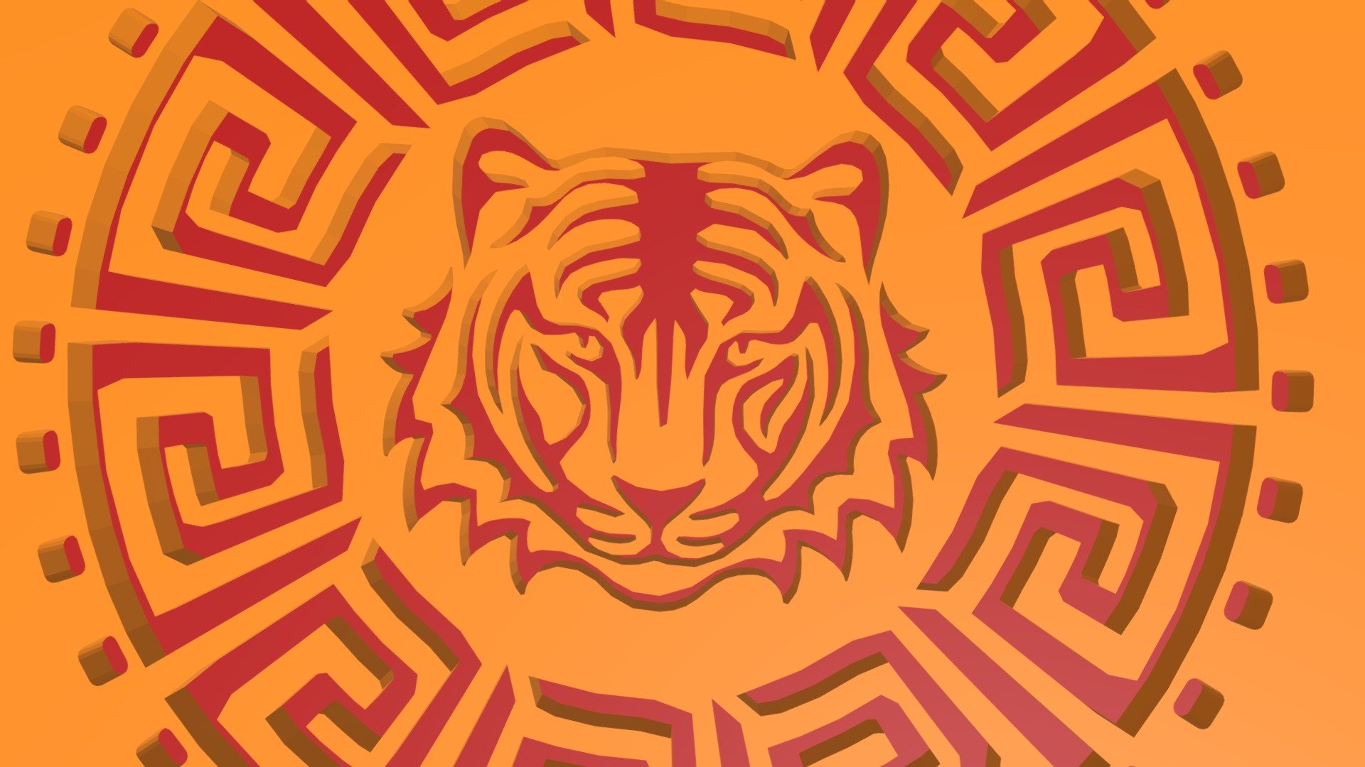 Tiger Box, souvenir for 2022 year - 3D model by Alexander.Xas (@a7xasik ...
