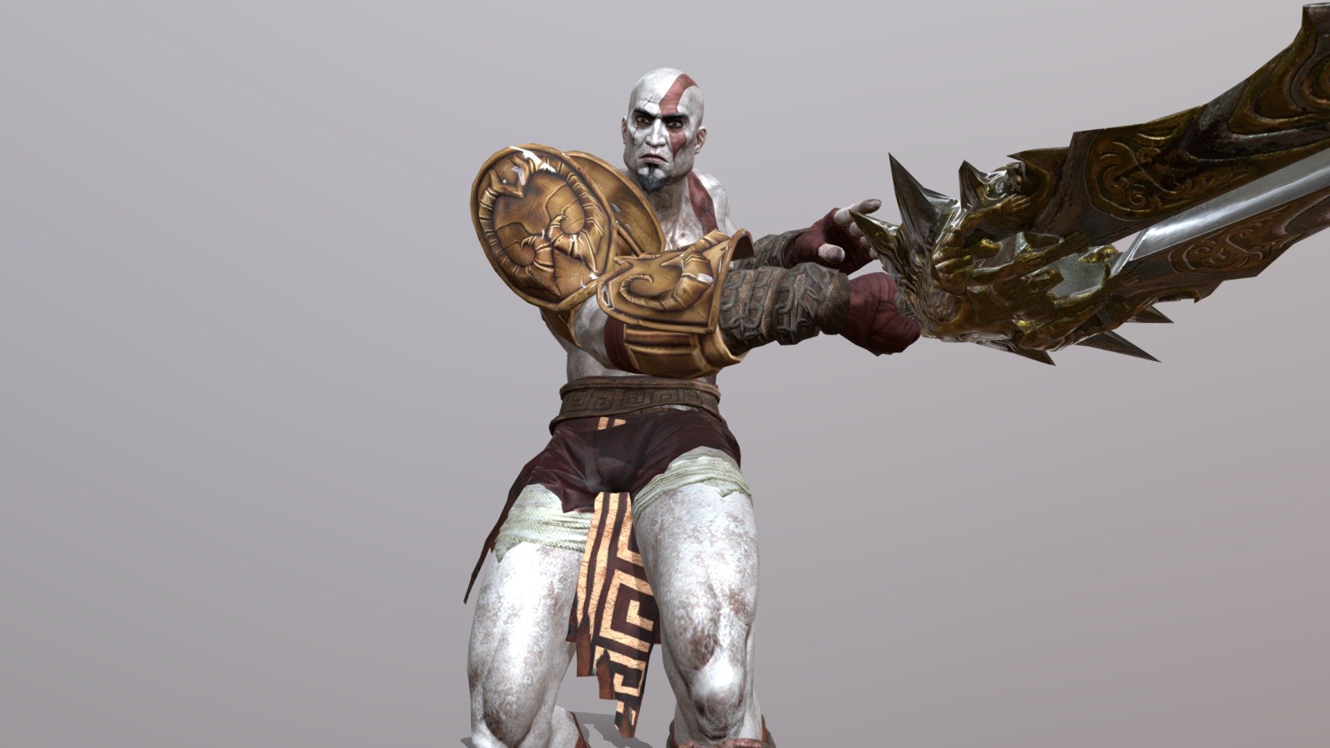 Kratos - Download Free 3D model by Vasian-Digital3D [9f4ded8] - Sketchfab