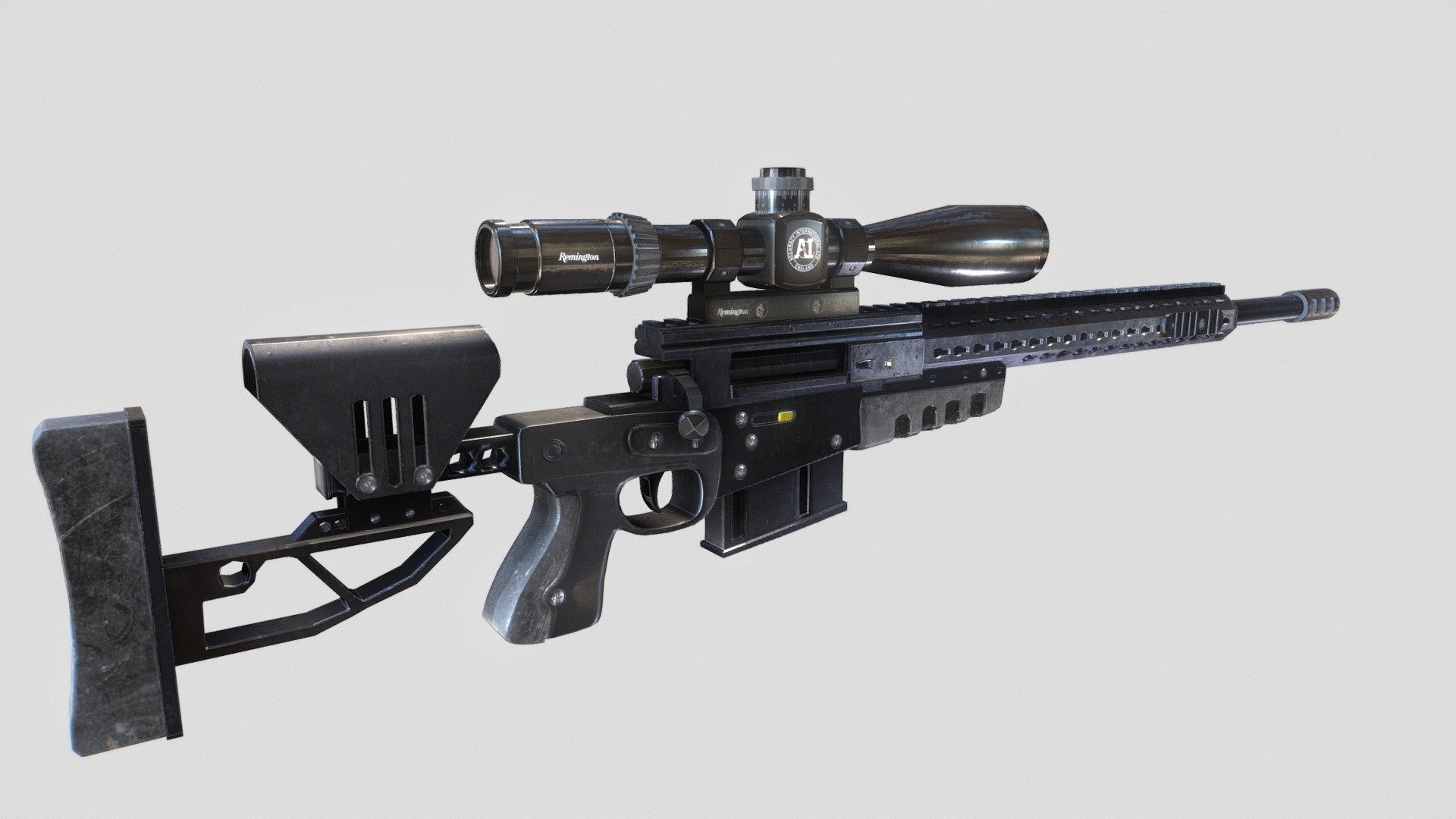 Sniper - 3D model by nicofaulmann [9f4fc0e] - Sketchfab