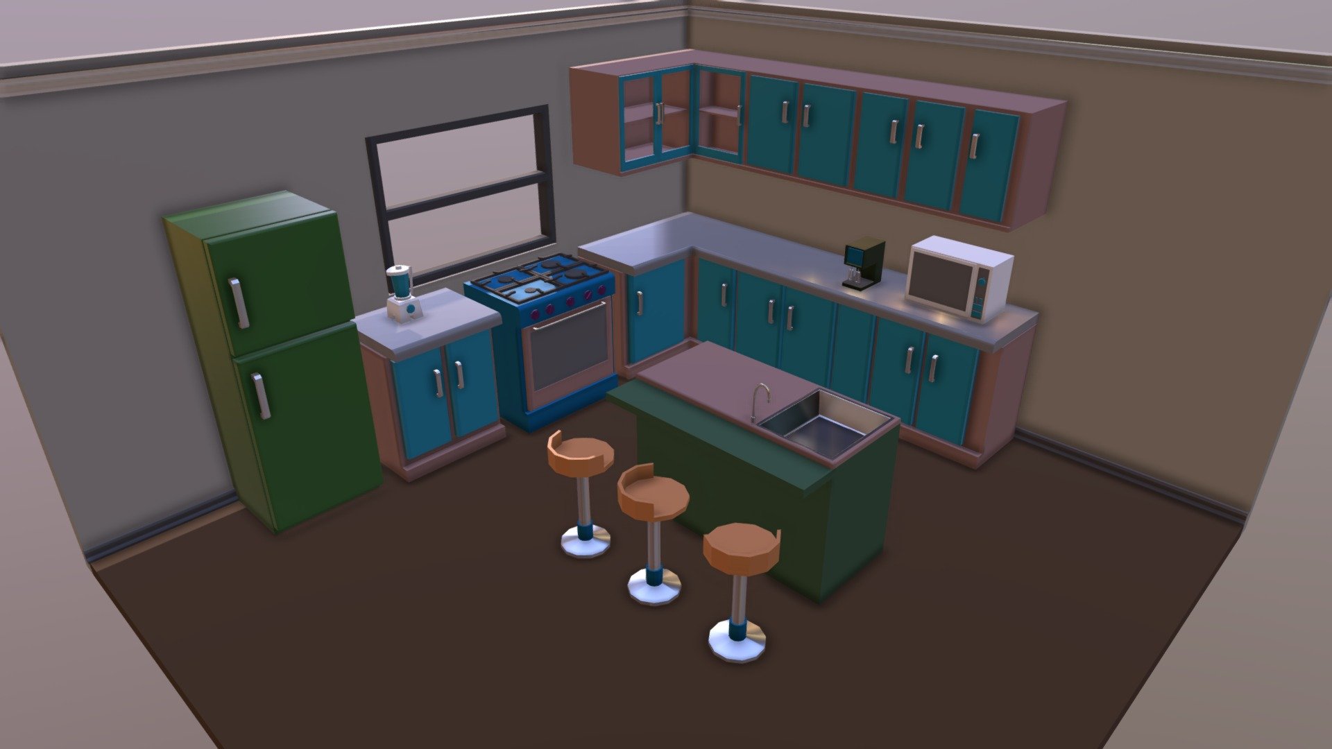 Kitchen Low FAB - Download Free 3D model by igor.tesV [9f5115e] - Sketchfab