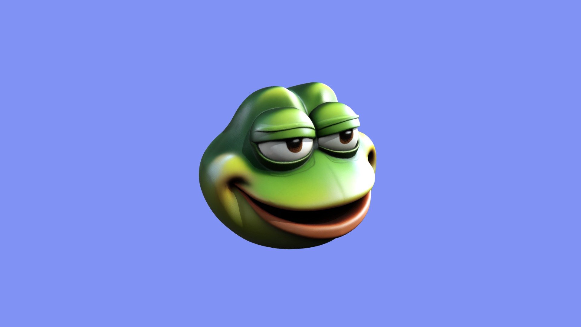 [Trellis] Stoned Pepe IMG>3D - Download Free 3D model by bit.chan ...