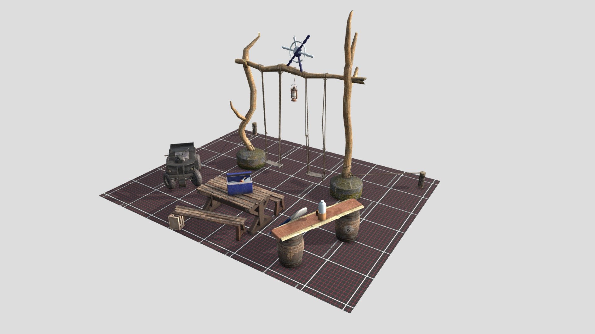 DAE 5 Finished props - By the ocean - 3D model by Gero Goertz (@Gero ...