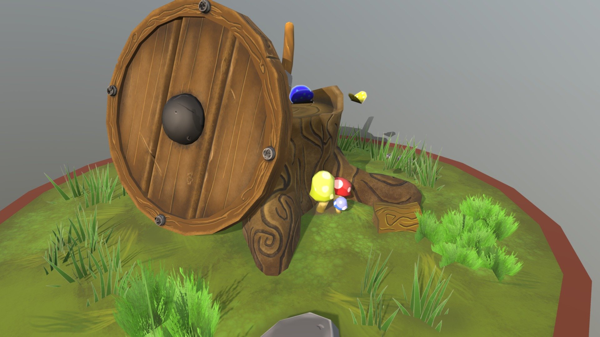 Stylized Scene - 3D model by carlosvasc670 [9f54b47] - Sketchfab