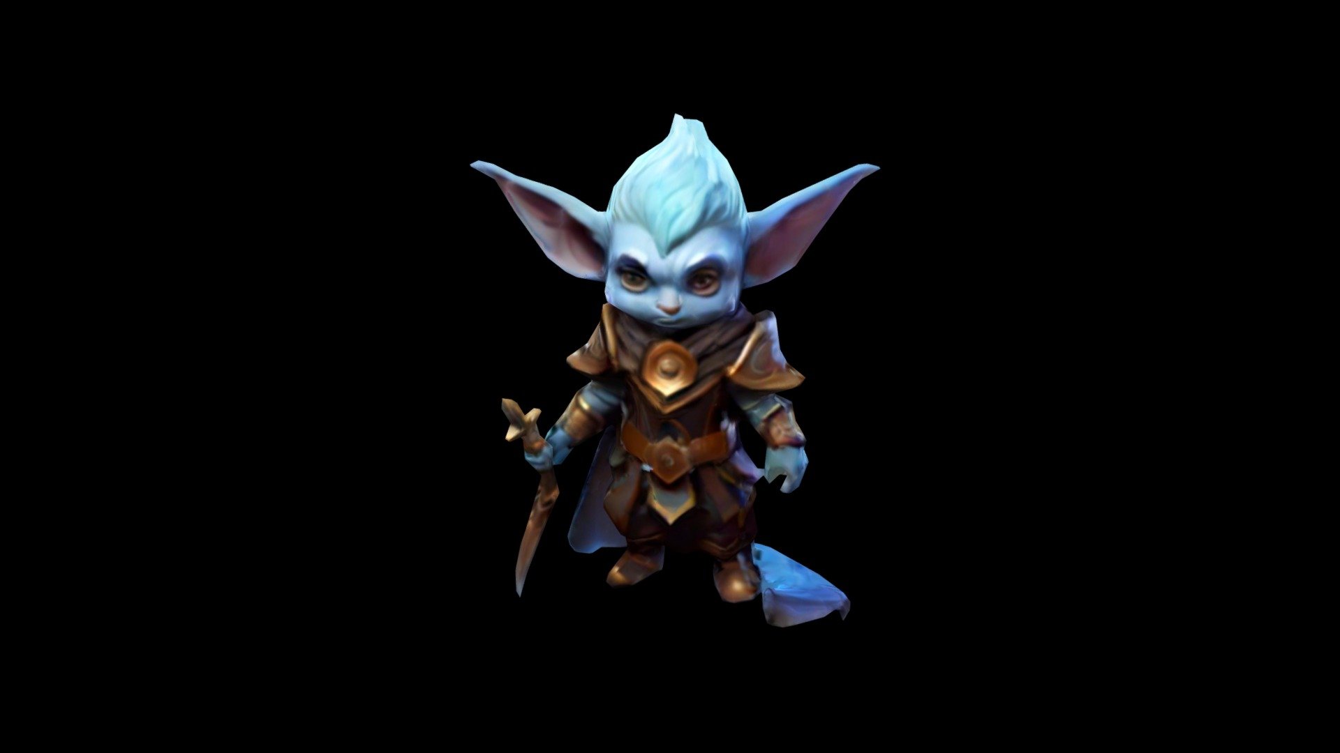 "Electric Blue Sentinel The Metal Mammal Guardia - Download Free 3D ...