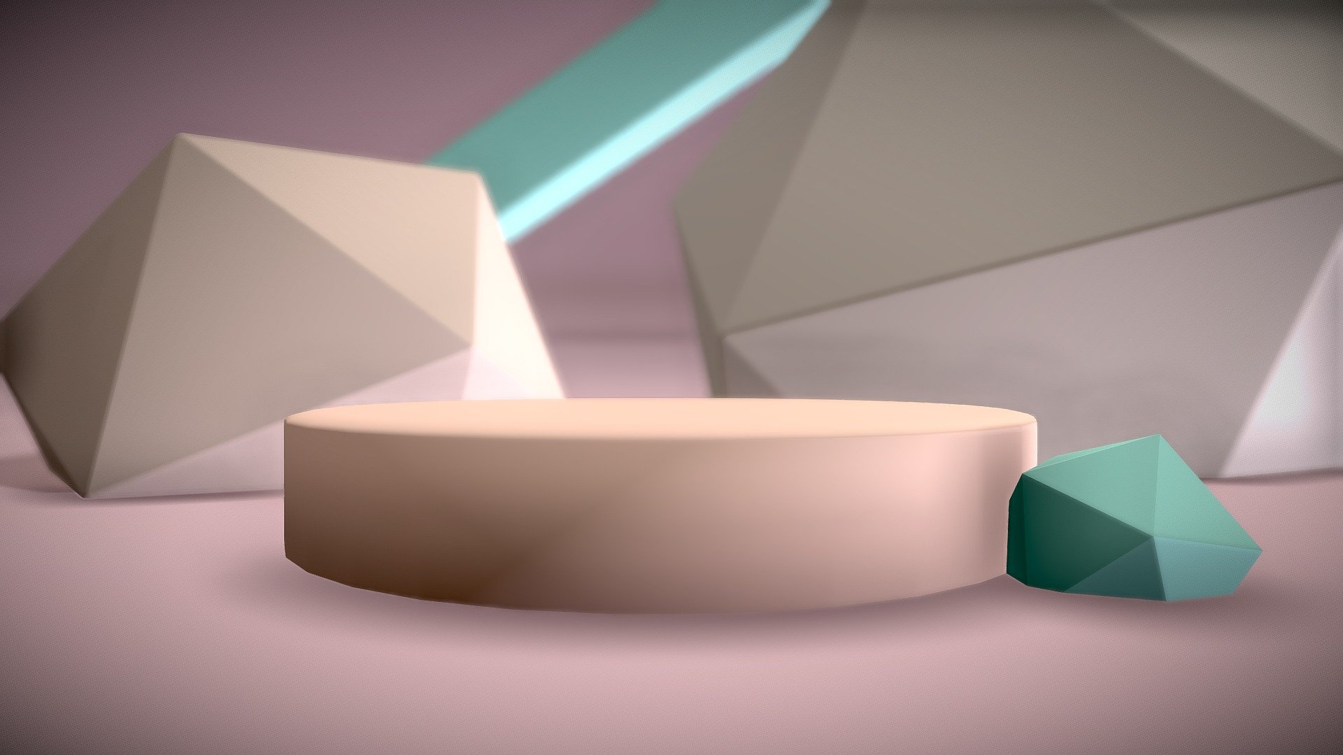 Rounded 3d Podium Product Showcase - Download Free 3D model by Kaos ...