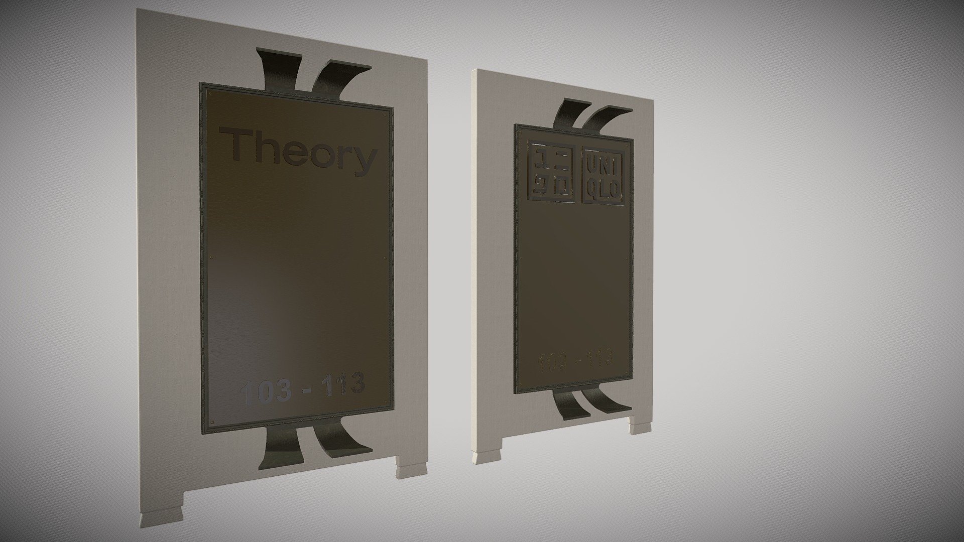 BRONZE PLAQUES - 3D model by Merson [9f56082] - Sketchfab