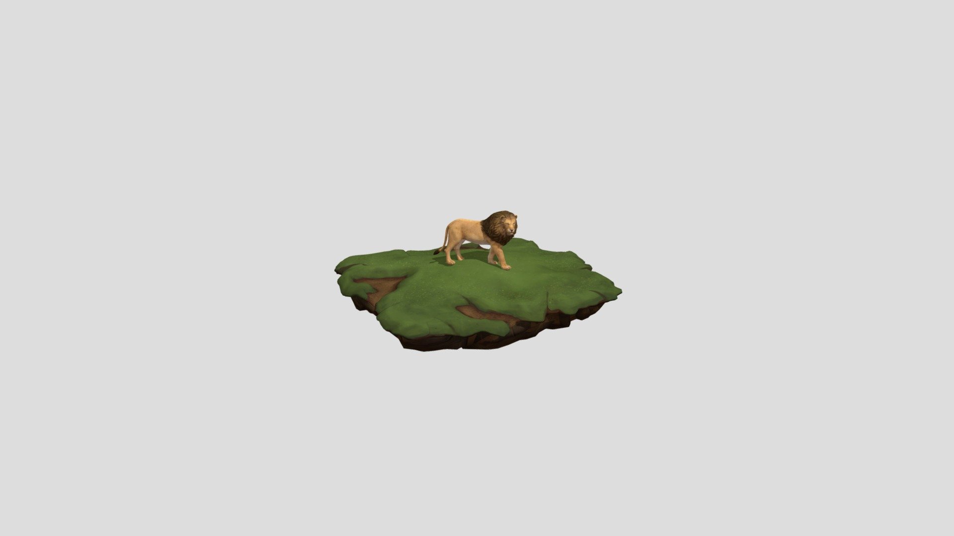 SINGA 3D - 3D model by putriintansafitri6 [9f589f9] - Sketchfab