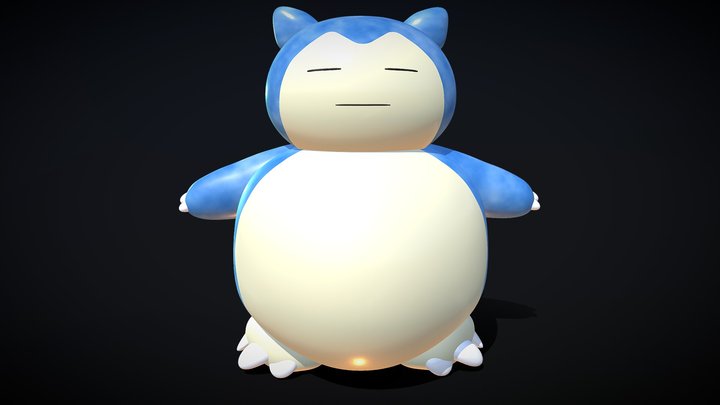 Snorlax 3D models - Sketchfab