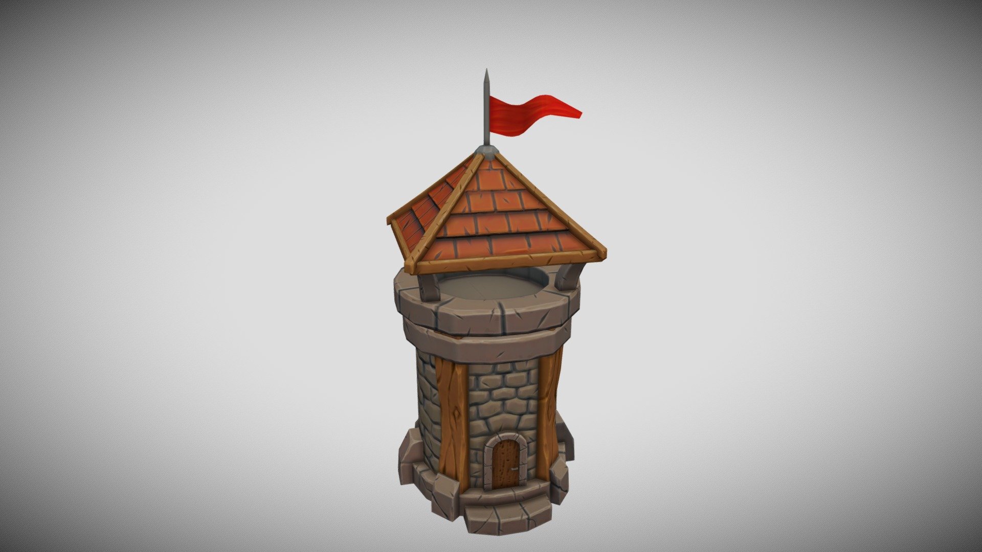 Stylized Tower - Download Free 3D model by Retry Games (@retrygames ...